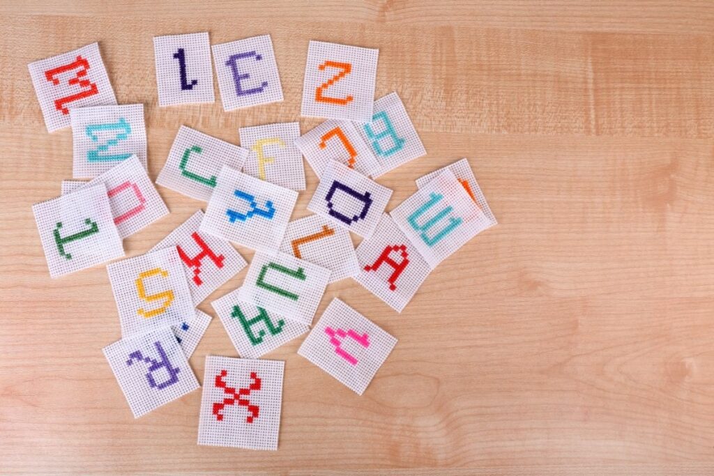 How To Embroider Letters | Crafters Diary